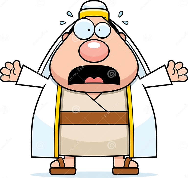 Scared Cartoon Shepherd stock vector. Illustration of panicking - 51443526