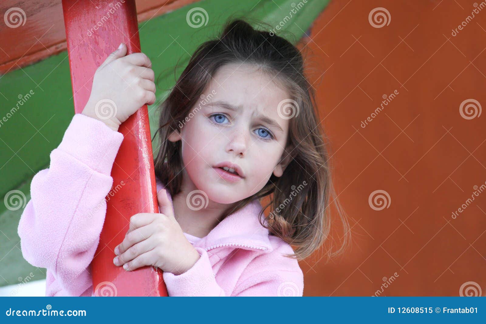 Scared child stock image. Image of outdoors, challenge - 12608515