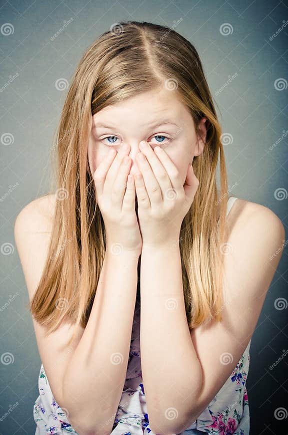 Scared child stock image. Image of anxiety, family, frustrated - 63748797