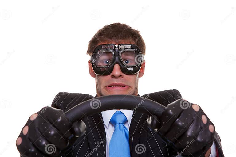 Scared driver stock image. Image of conceptual, fear, background - 9241605