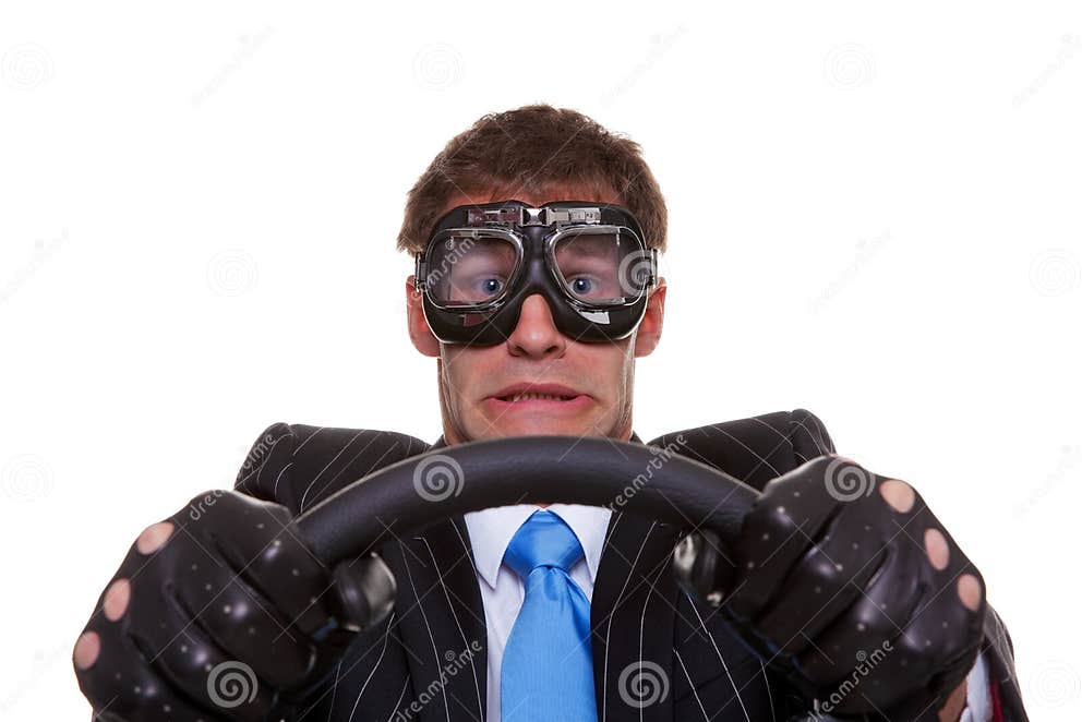 Scared driver stock image. Image of conceptual, fear, background - 9241605