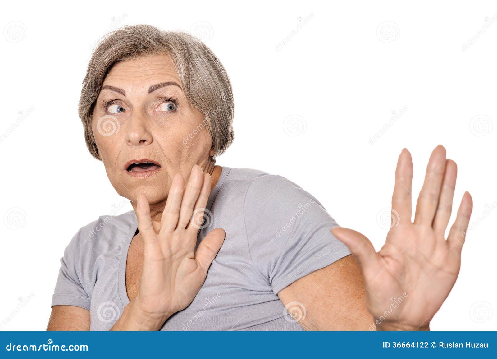 Scared Old Person