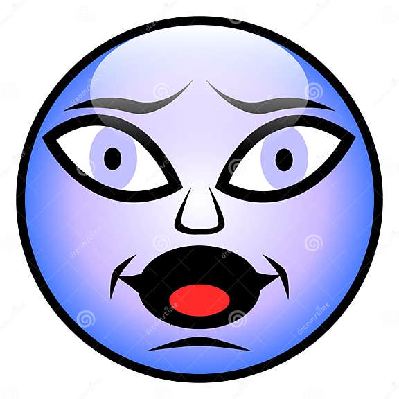 Scared face stock illustration. Illustration of faces - 27353350