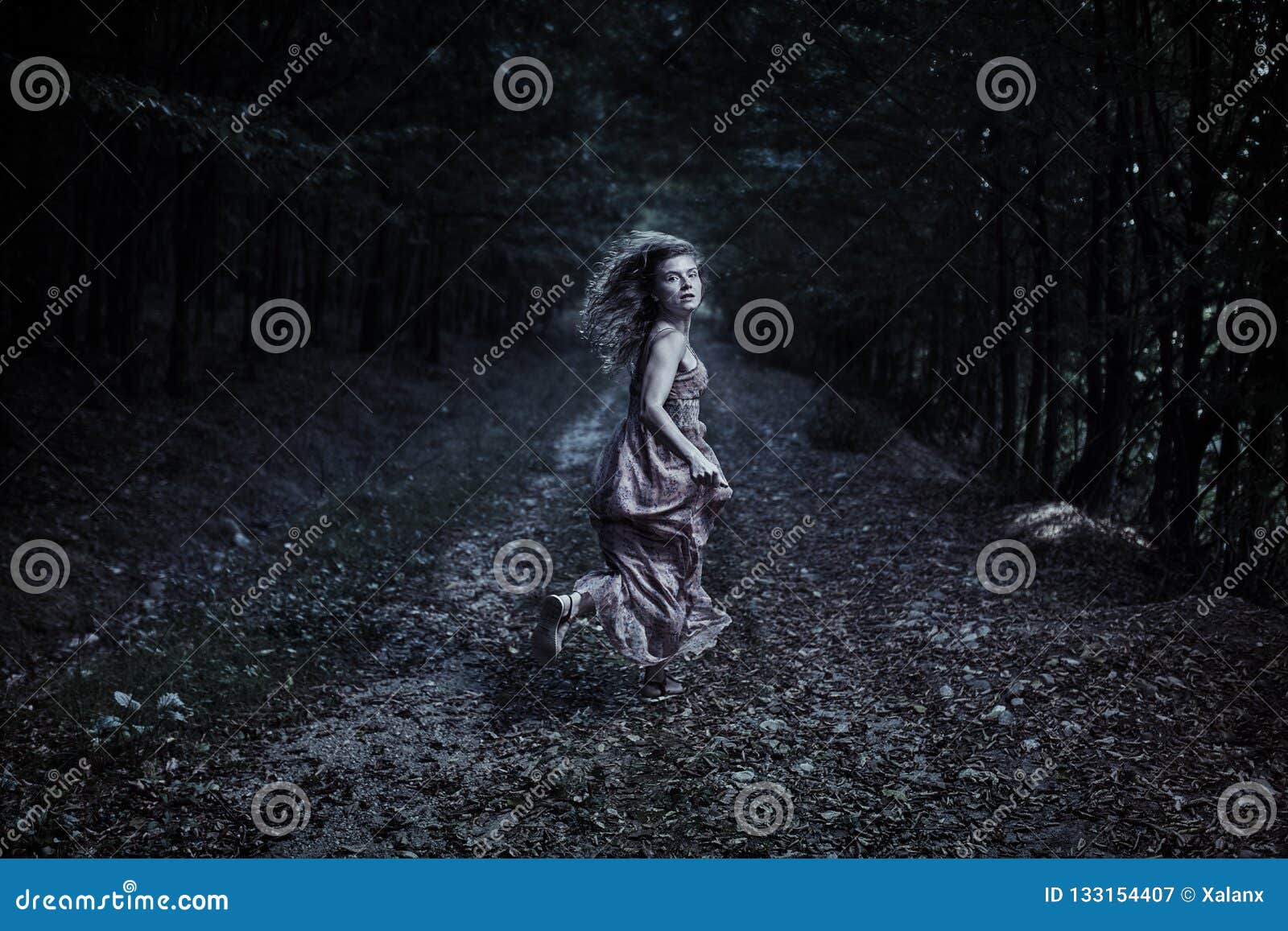 Scared Woman Begging To Open Door, Chased By Mad Killer, Murder Risk ...