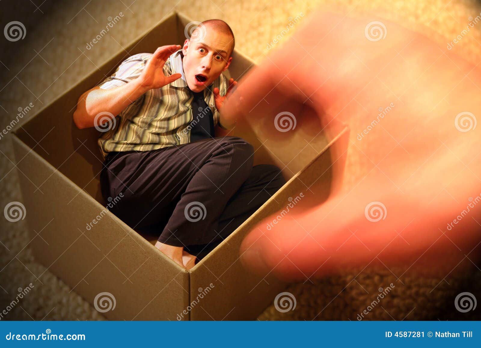 Scared Little Guy stock image. Image of fantasy, duck - 4587281