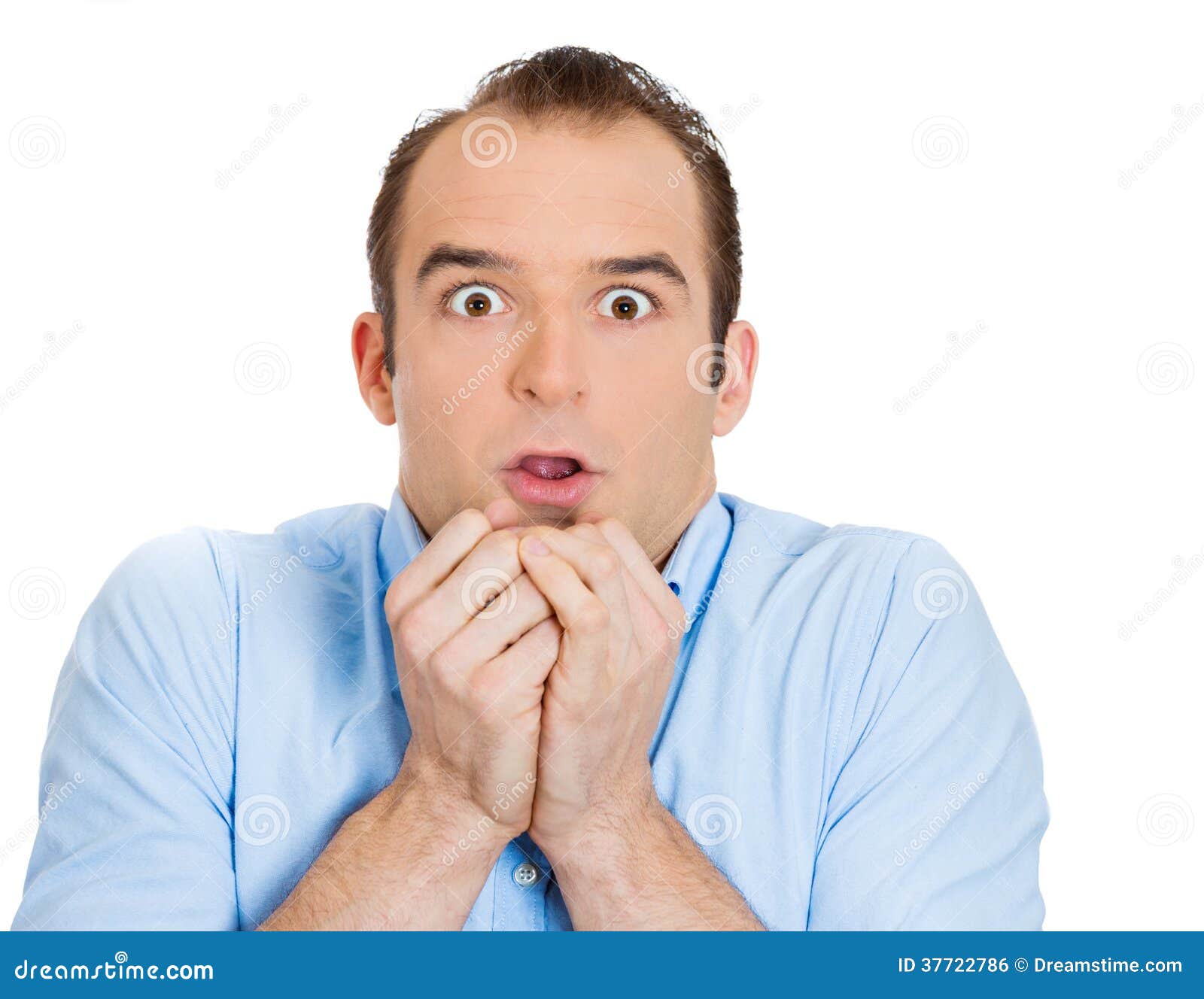 Scared man stock photo. Image of male, addict, neurotic - 37722786