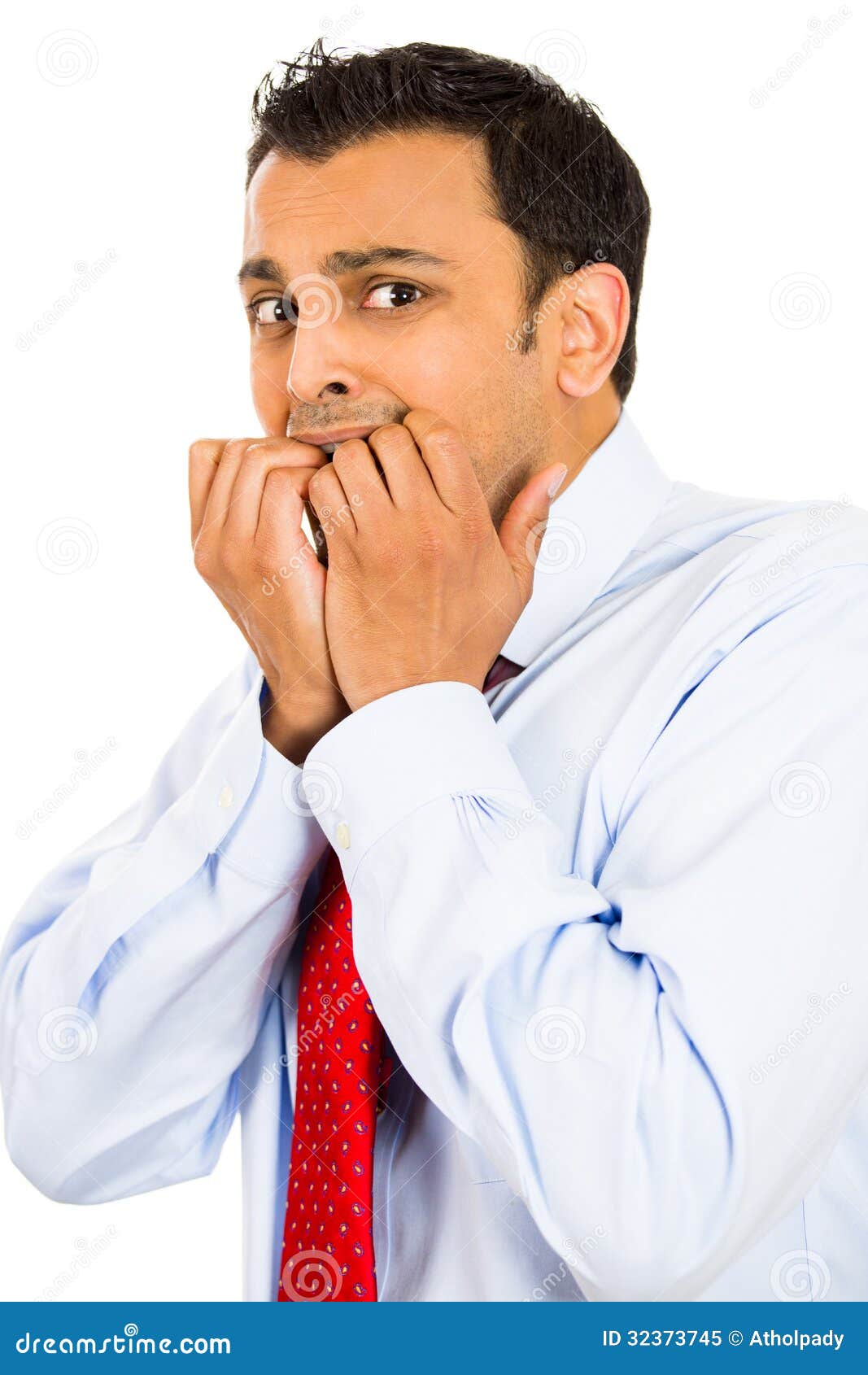 Scared Man Royalty Free Stock Photo - Image: 32373745