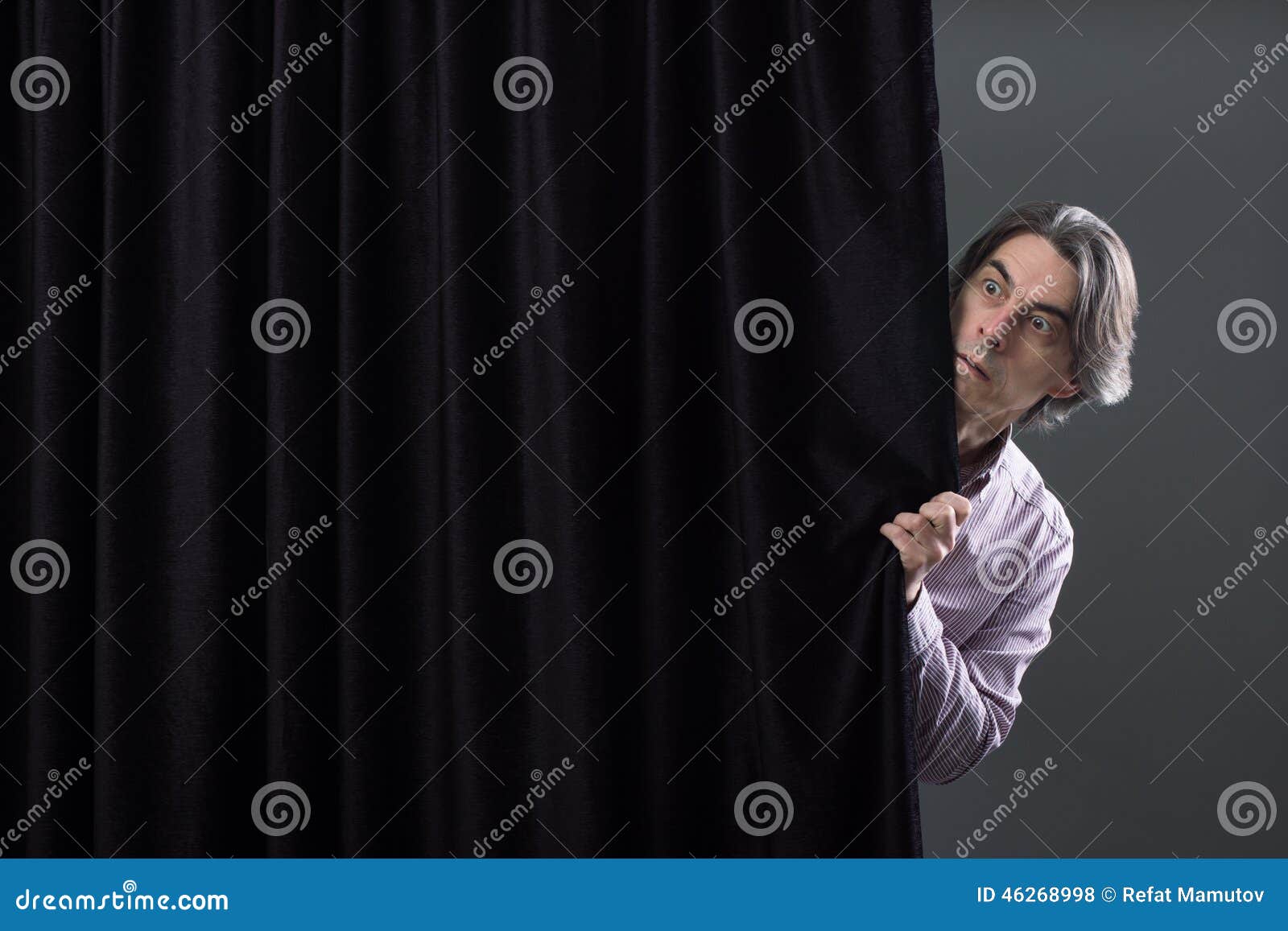 Scared Person Hiding