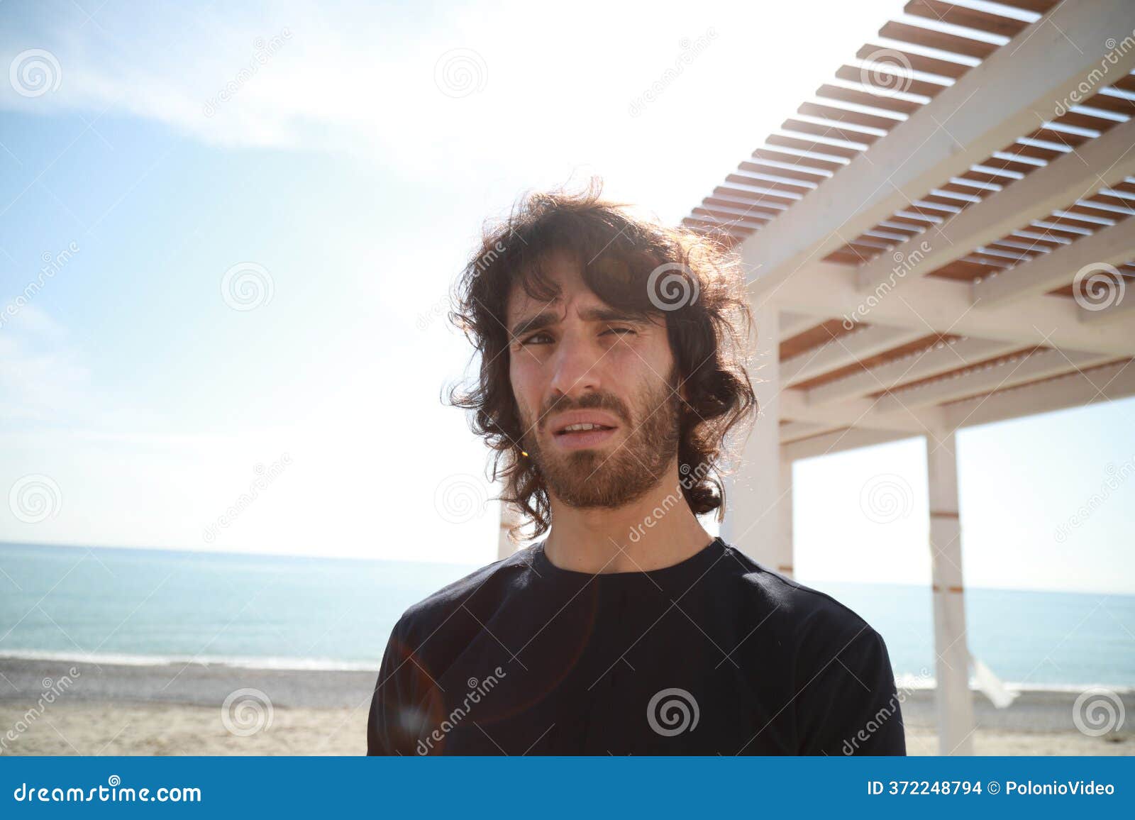 Scared Criminal Couple. Prison Background Stock Image | CartoonDealer ...