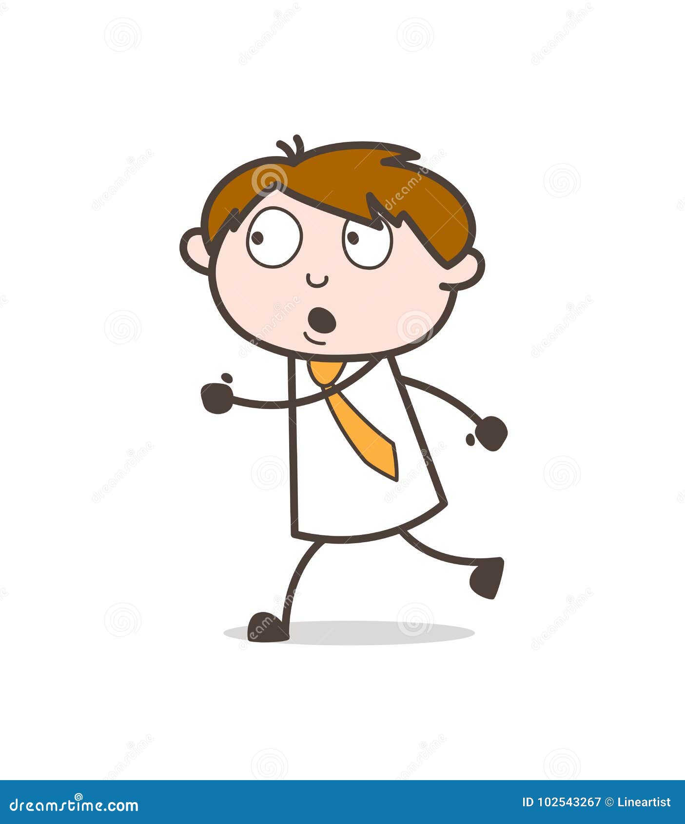 Scared Cartoon People