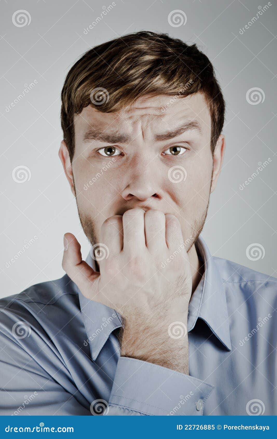 Scared manager stock image. Image of anger, business - 22726885