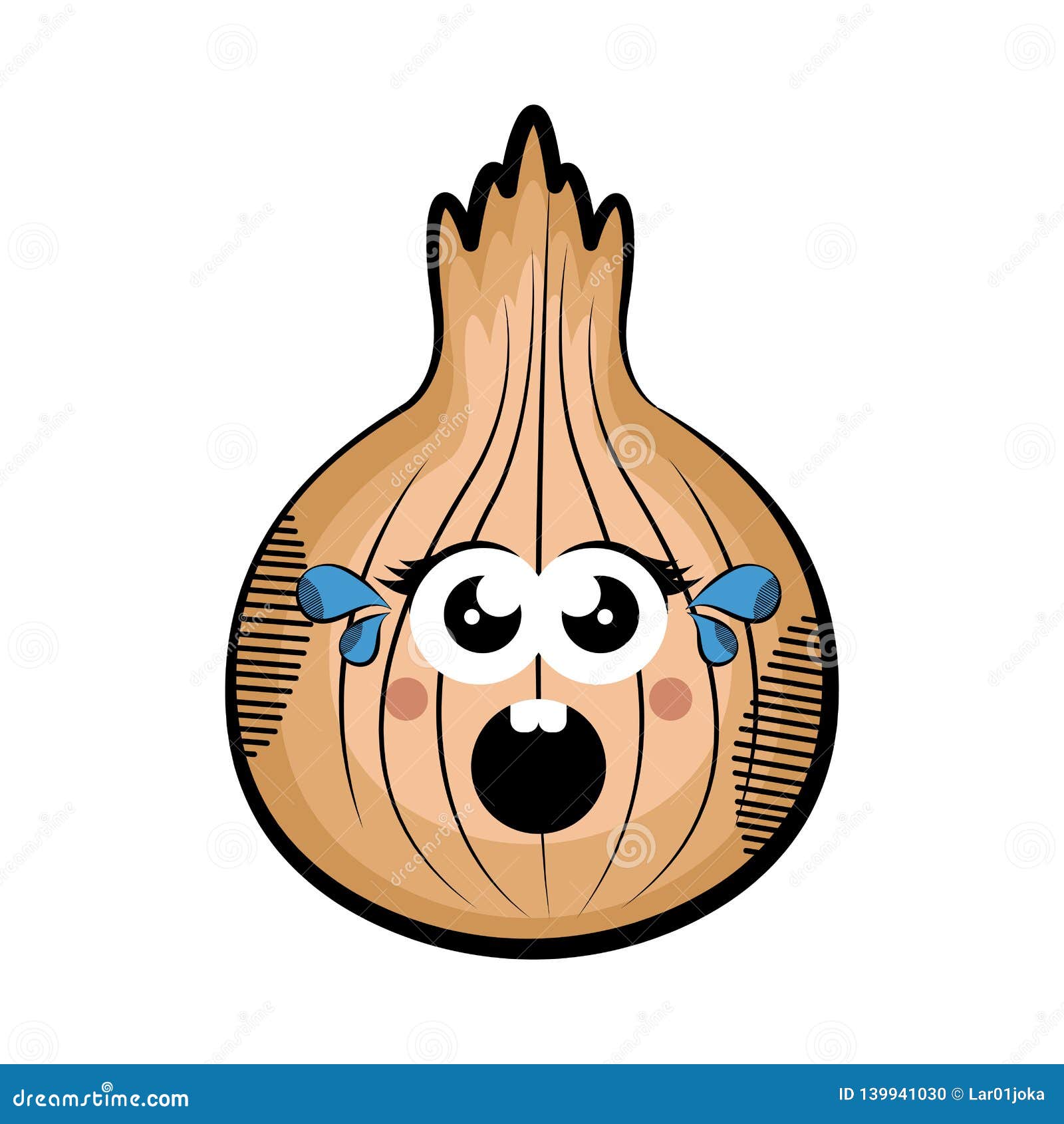 Onion Cartoon Vector Illustration | CartoonDealer.com #72947130