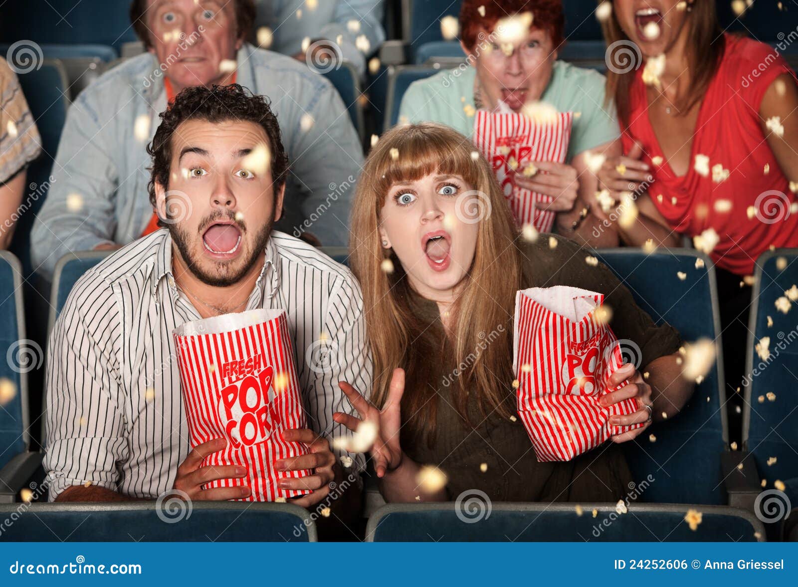 Scared Group Of People