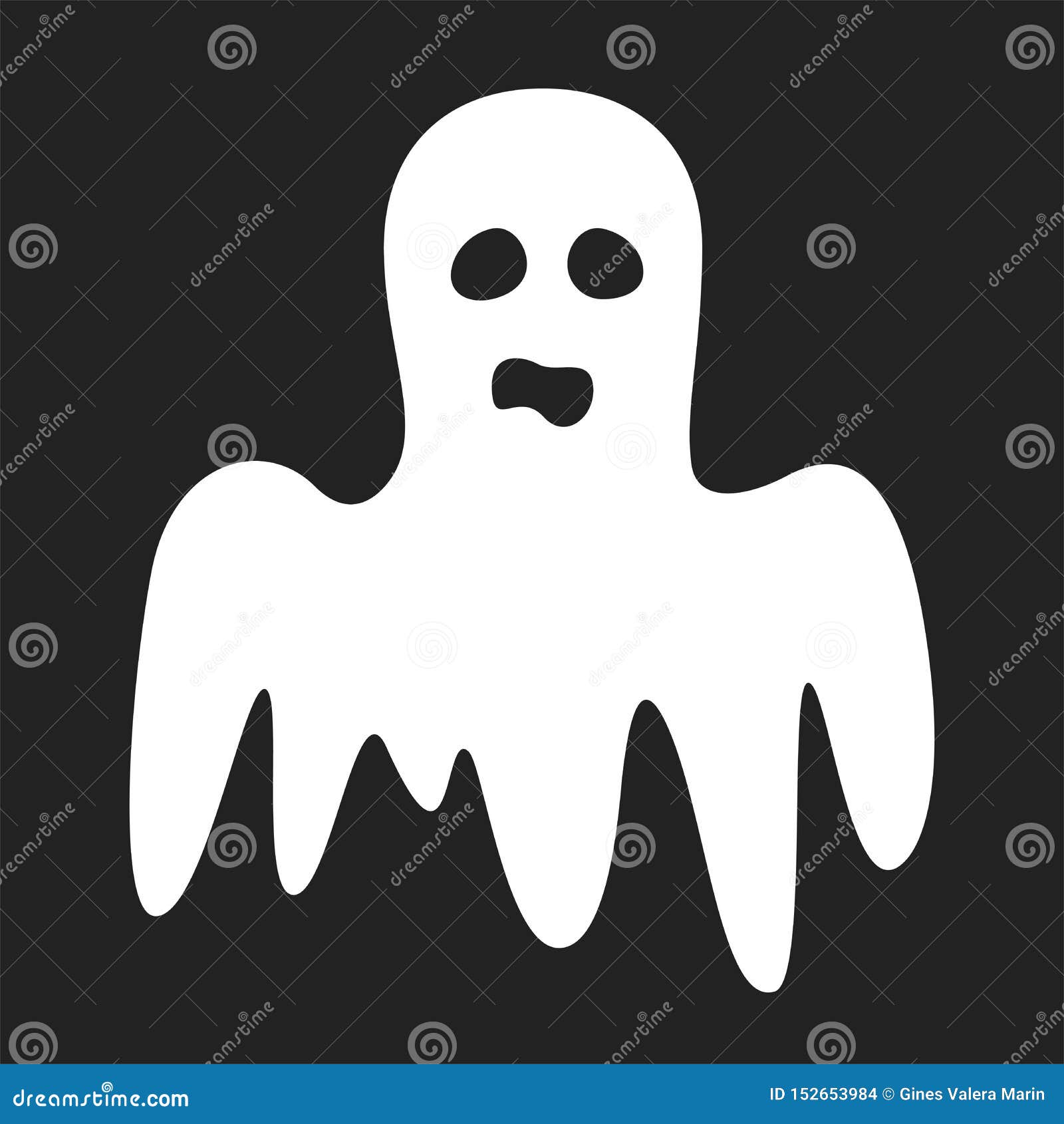 Phantom Or Ghost Cartoon Illustration | CartoonDealer.com #55747361