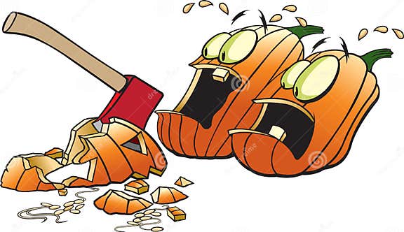 Scared Pumpkins 2 stock vector. Illustration of halloween - 15944006