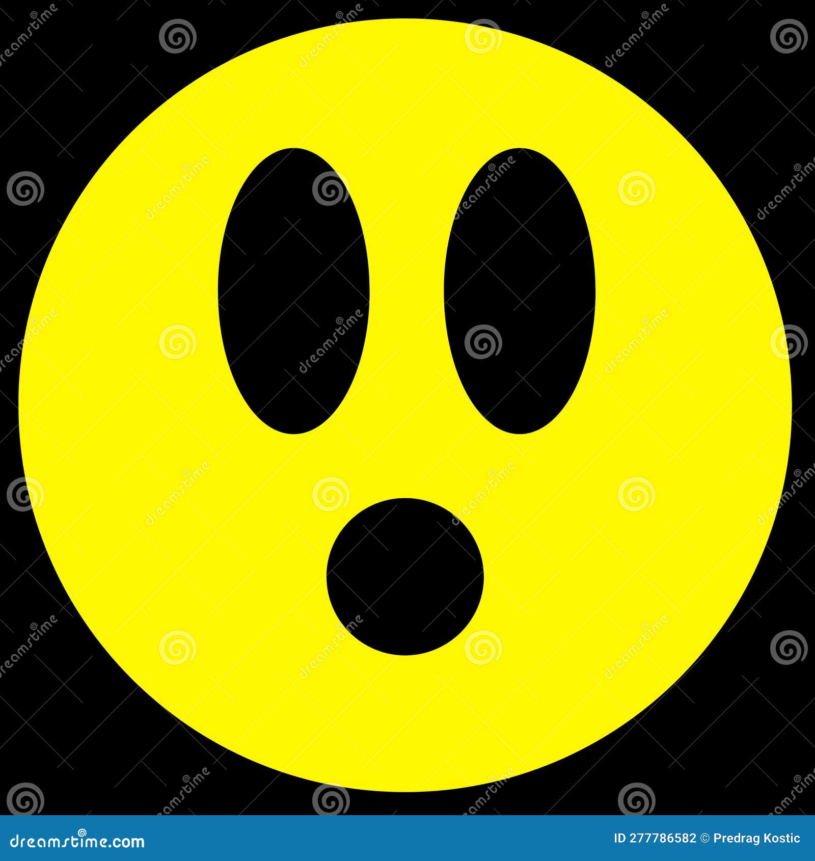 Scared Smile Linear Icon Cartoon Vector | CartoonDealer.com #175336249