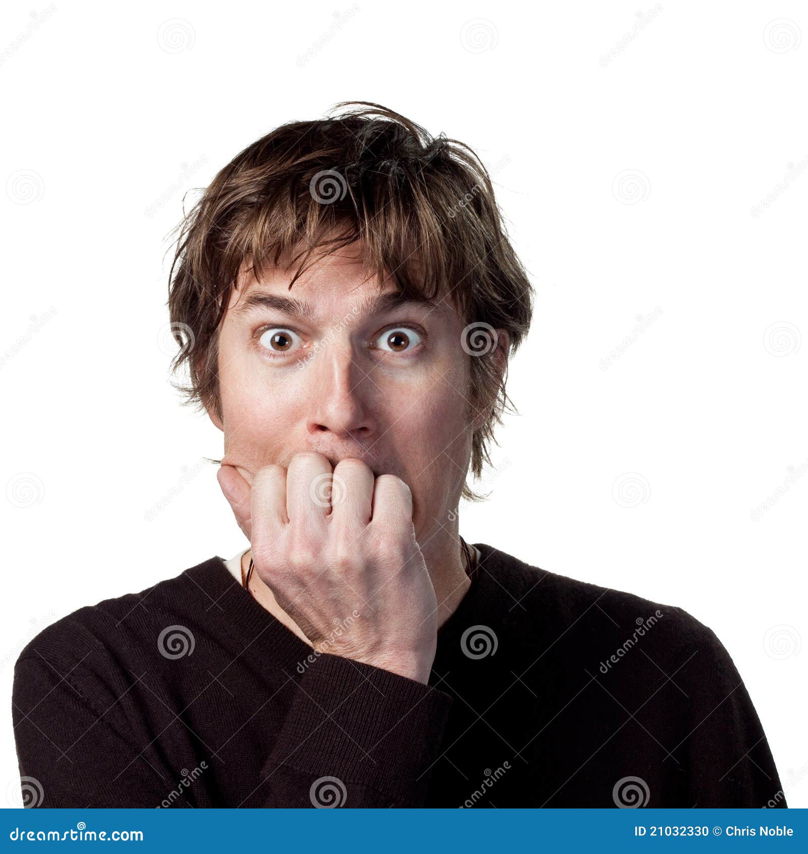 Scared of something stock photo. Image of scared, comedy - 21032330