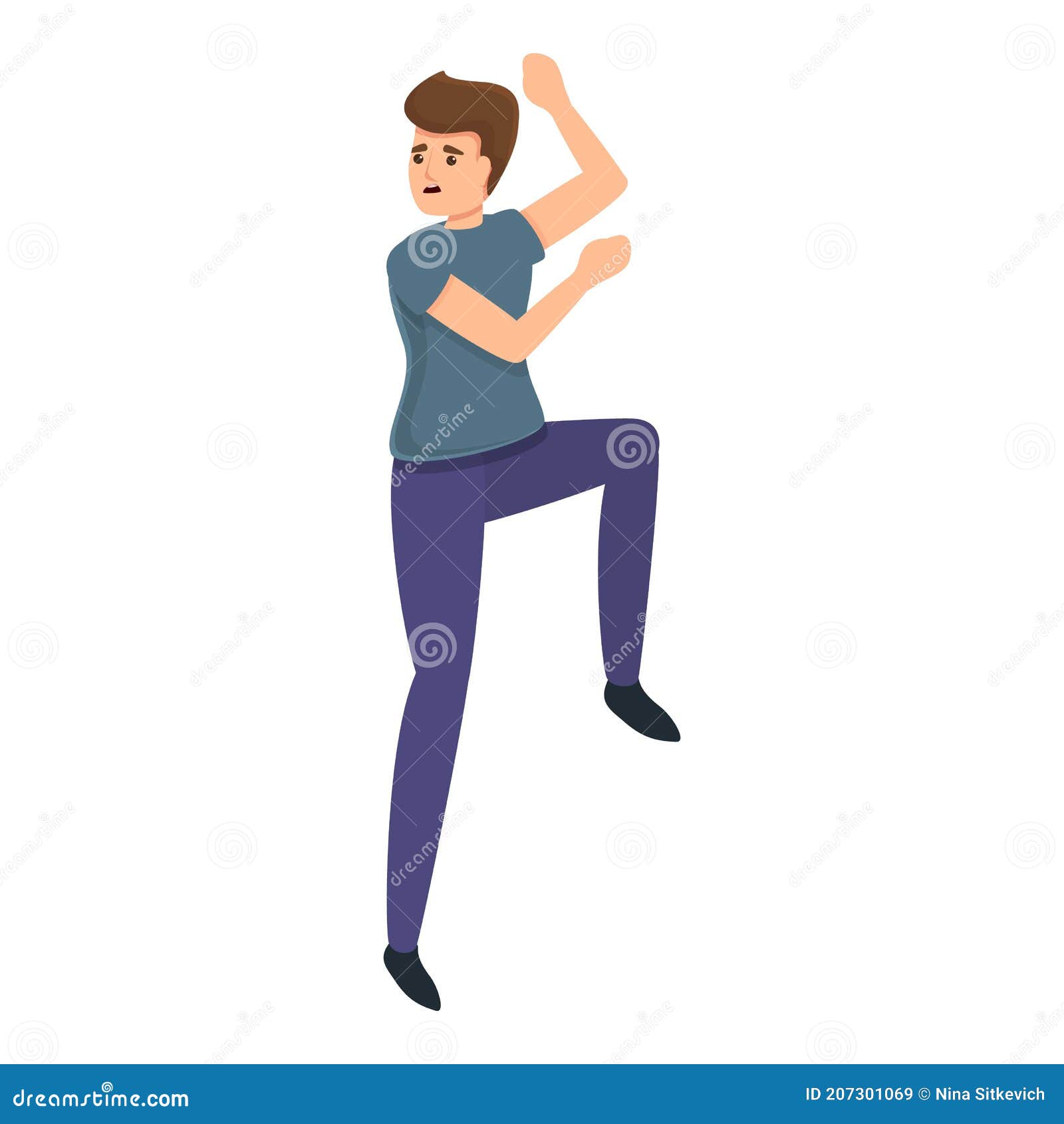 Student Scared Girl Helpless Victim Rude Harassment Pointing Fingers ...