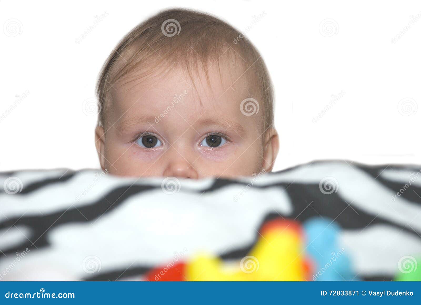 Scared and Tear-stained Baby Stock Image - Image of casual, small: 72833871