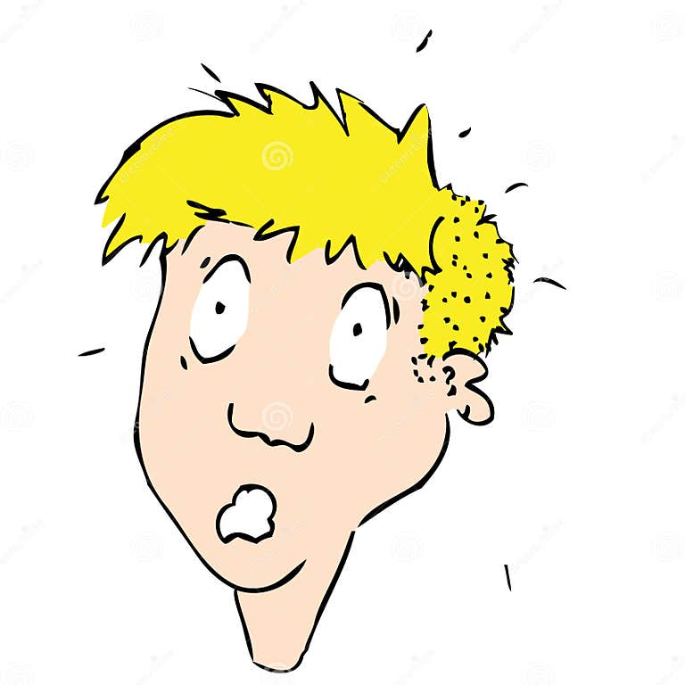 Scared teenage punk stock vector. Illustration of element - 20788526