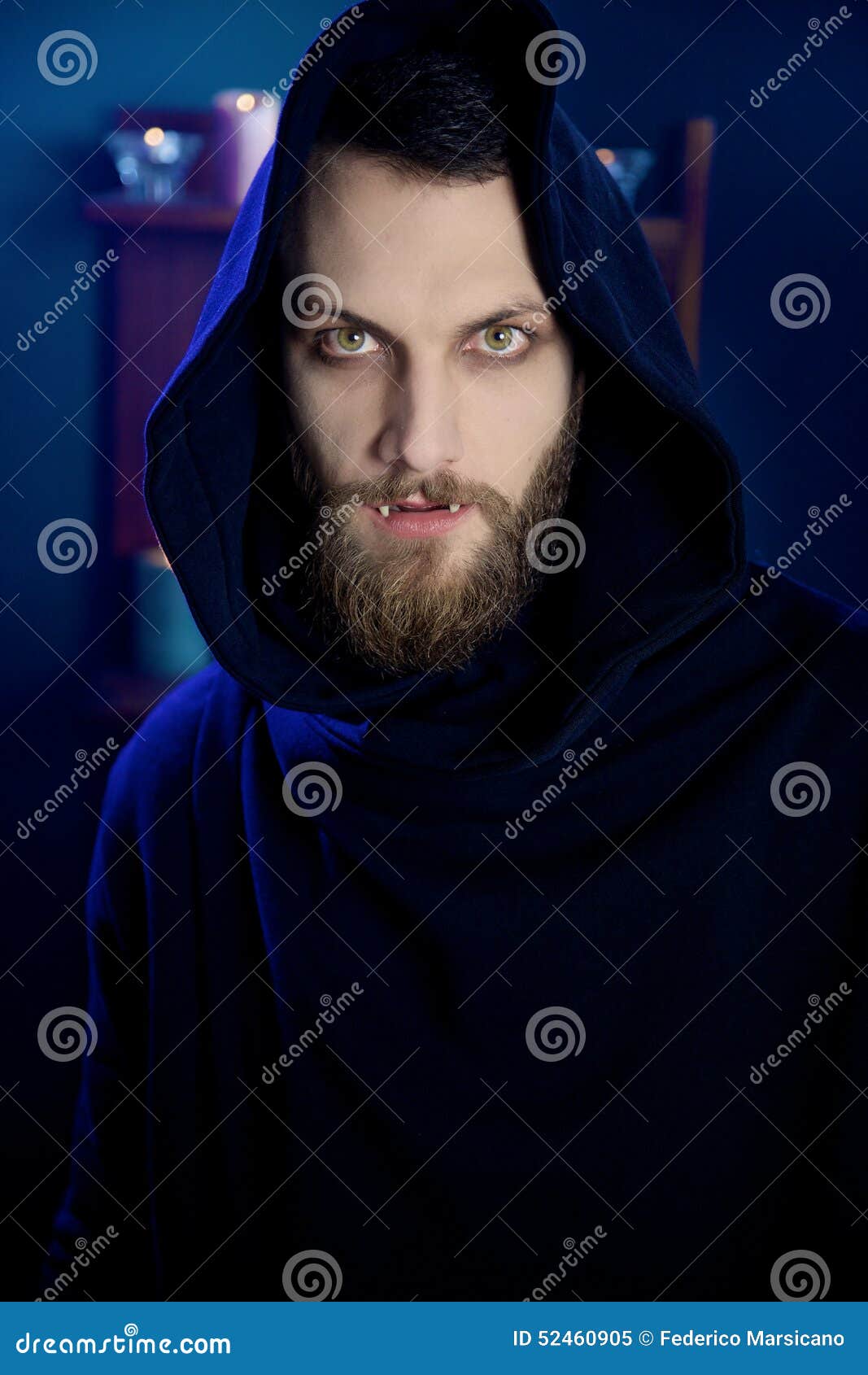 Scared Vampire Looking in the Night Stock Image - Image of dracula ...