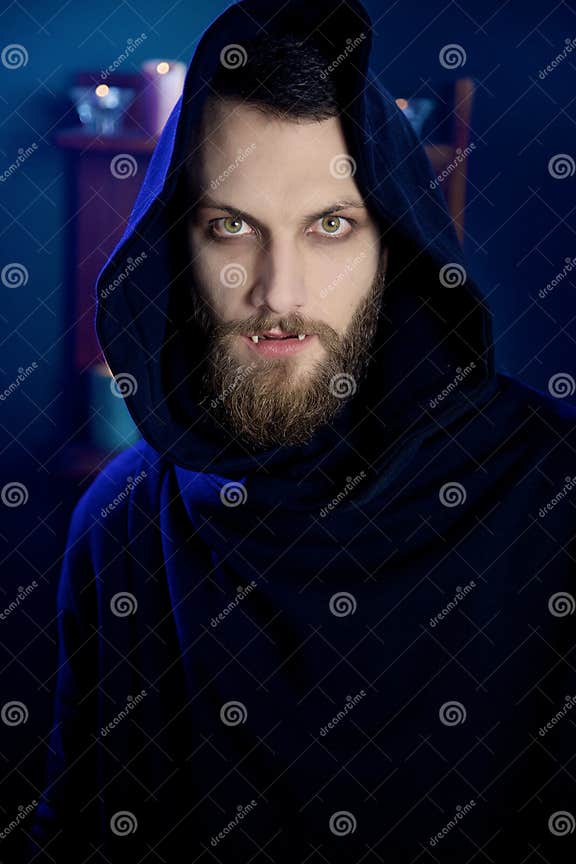 Scared Vampire Looking in the Night Stock Image - Image of dracula ...