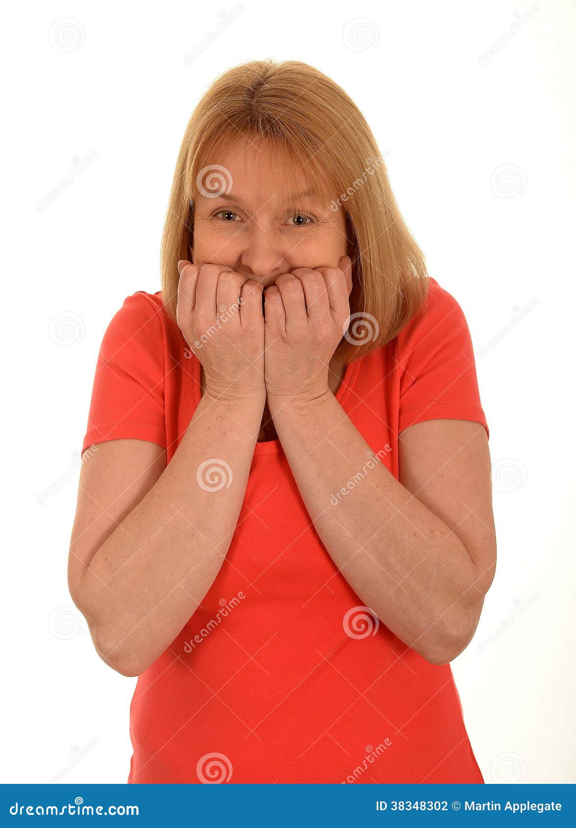 Scared woman stock photo. Image of fear, woman, details - 38348302