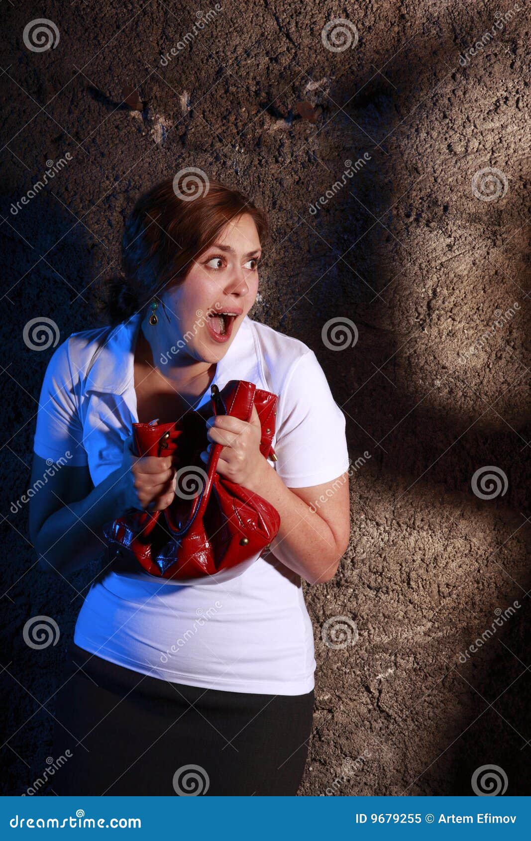 Scared woman stock image. Image of aggressive, person - 9679255