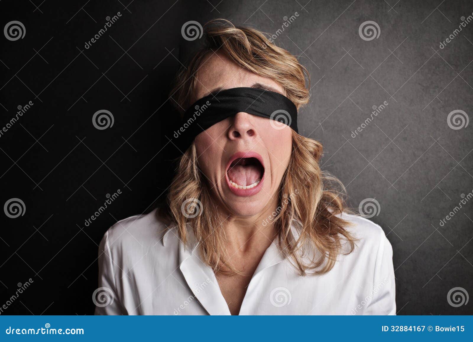 Scared woman stock image. Image of fear, person, benefit - 32884167