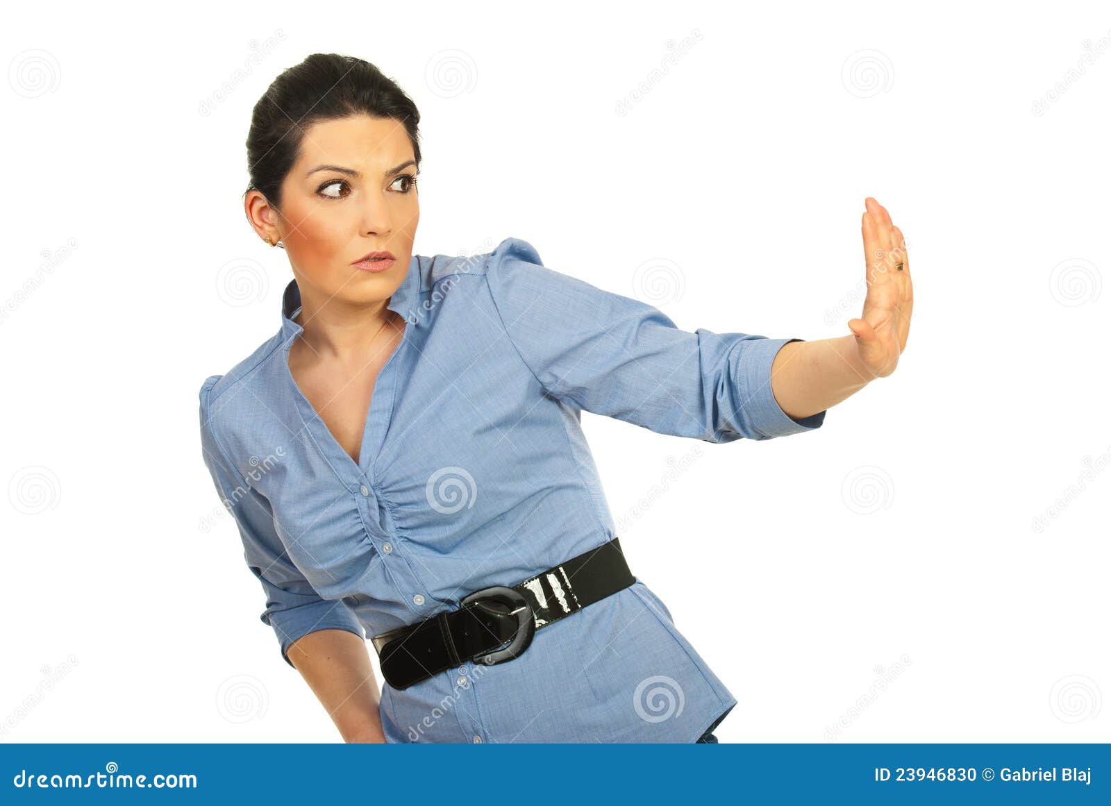 Woman Scared Profile