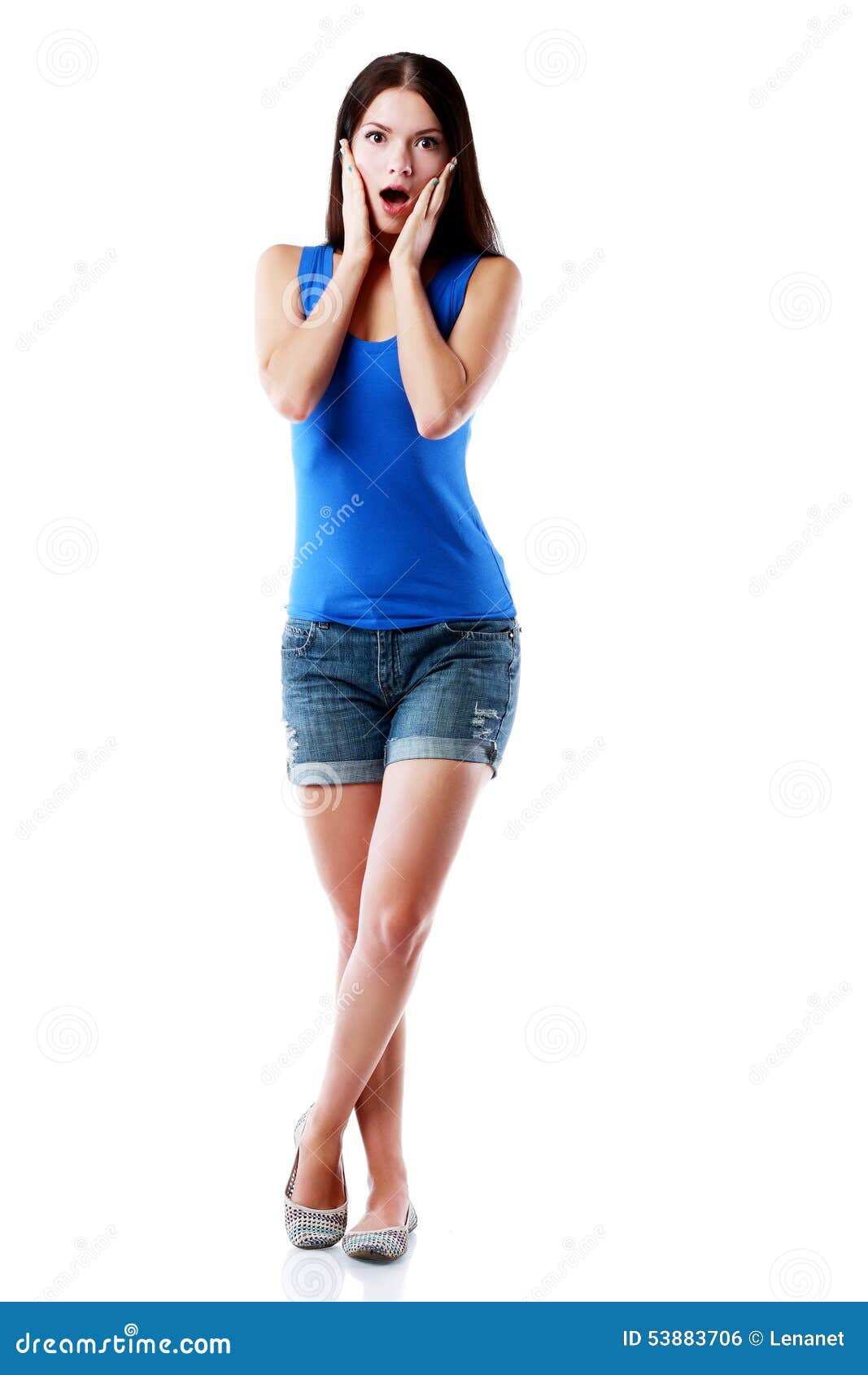 Scared woman stock photo. Image of african, isolated - 53883706