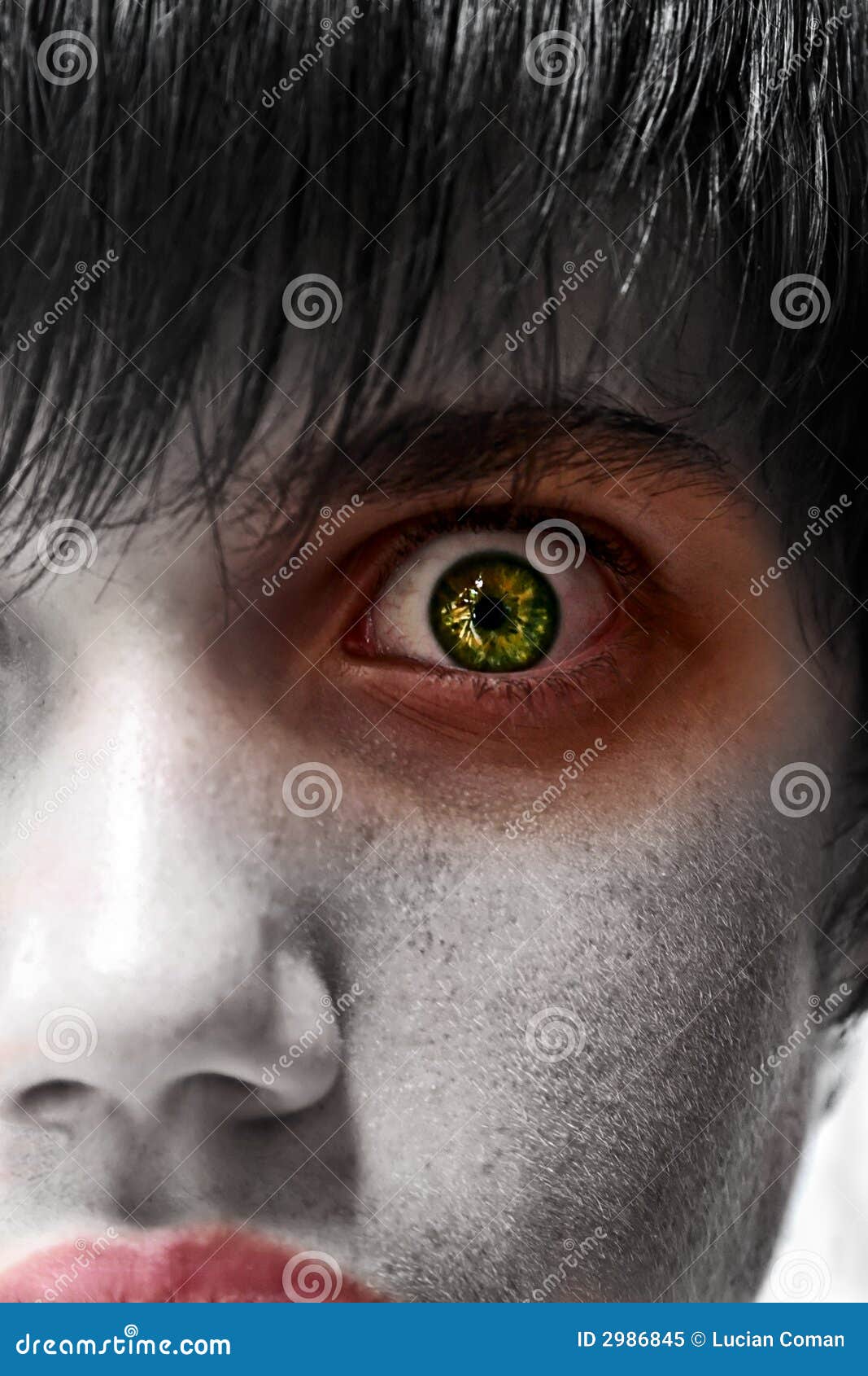 Scared young man stock image. Image of caucasian, fear - 2986845