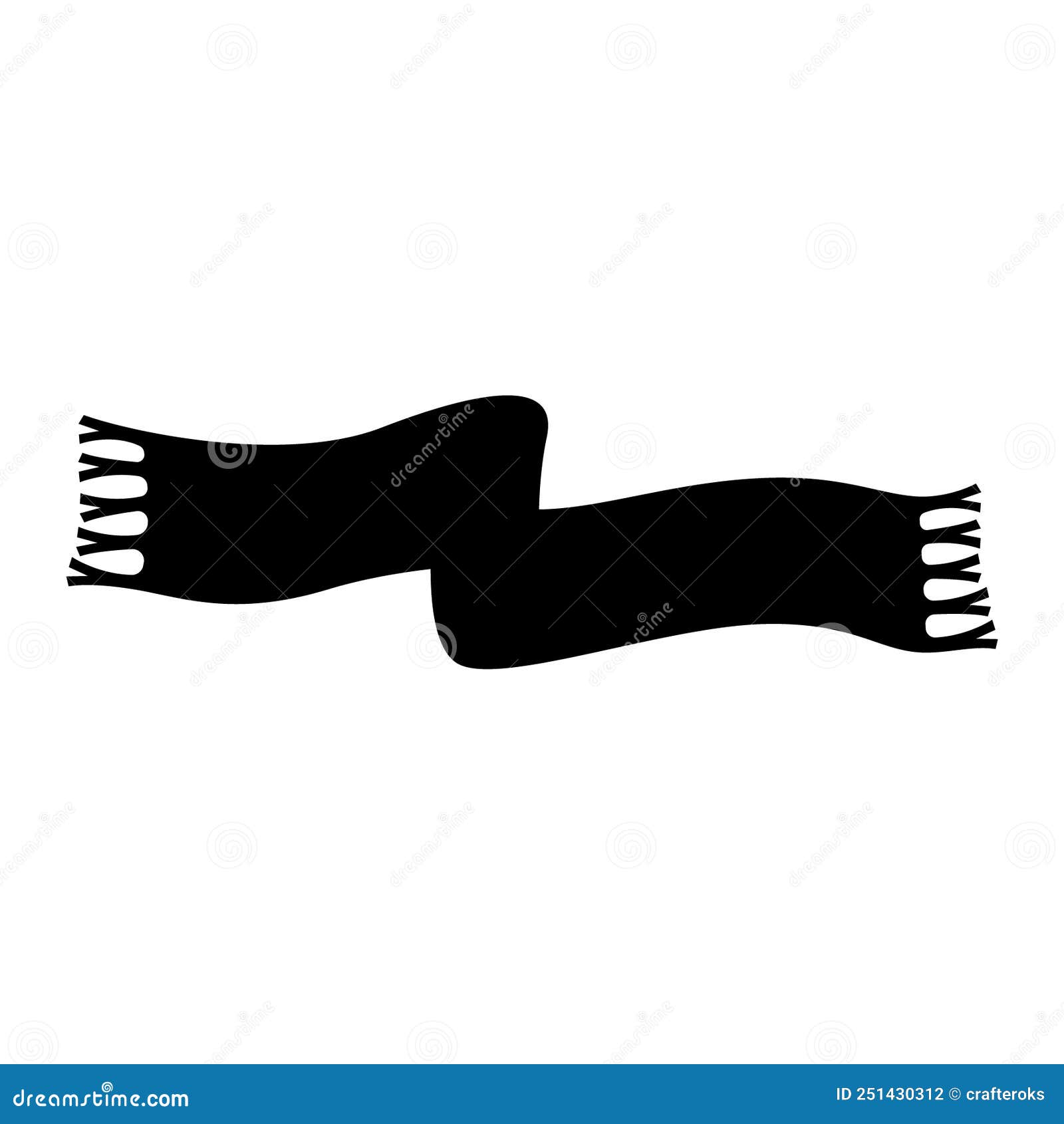 Scarf EPS Vector File Digital Download Stock Vector - Illustration of ...