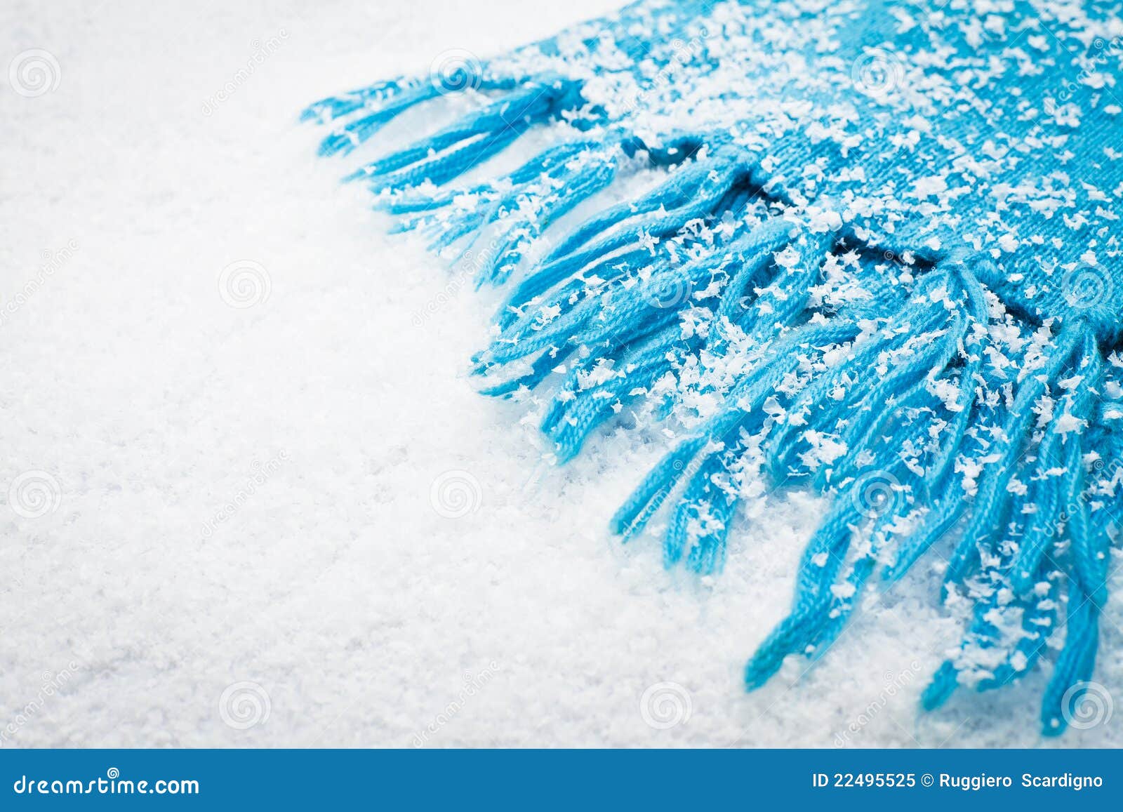 Scarf over the snow stock image. Image of shake, christmas - 22495525