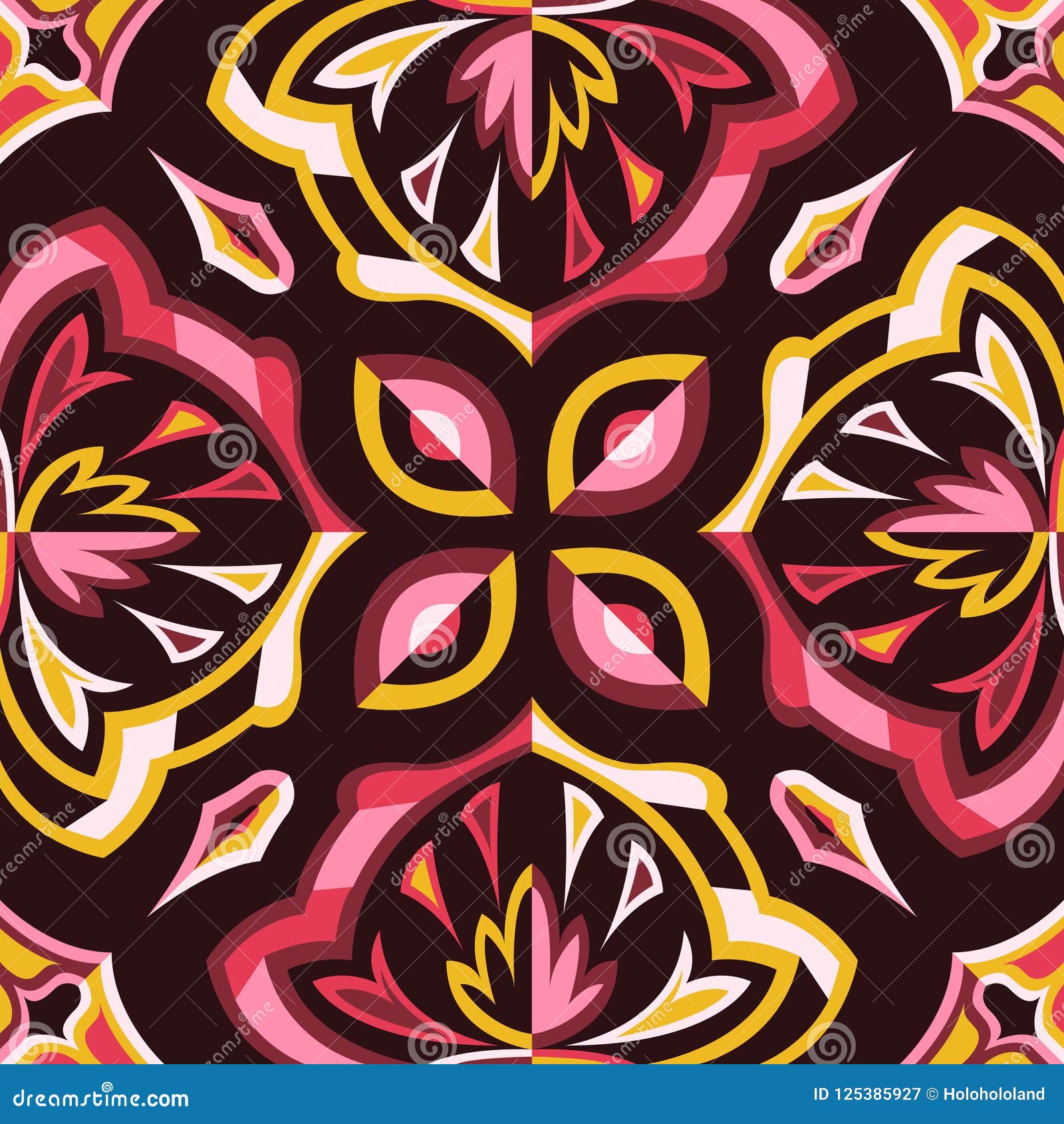 Scarf pattern stock vector. Illustration of publication - 125385927