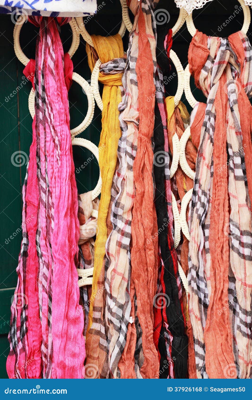 The Scarf Shop at the Market Stock Photo - Image of clothes, suit: 37926168