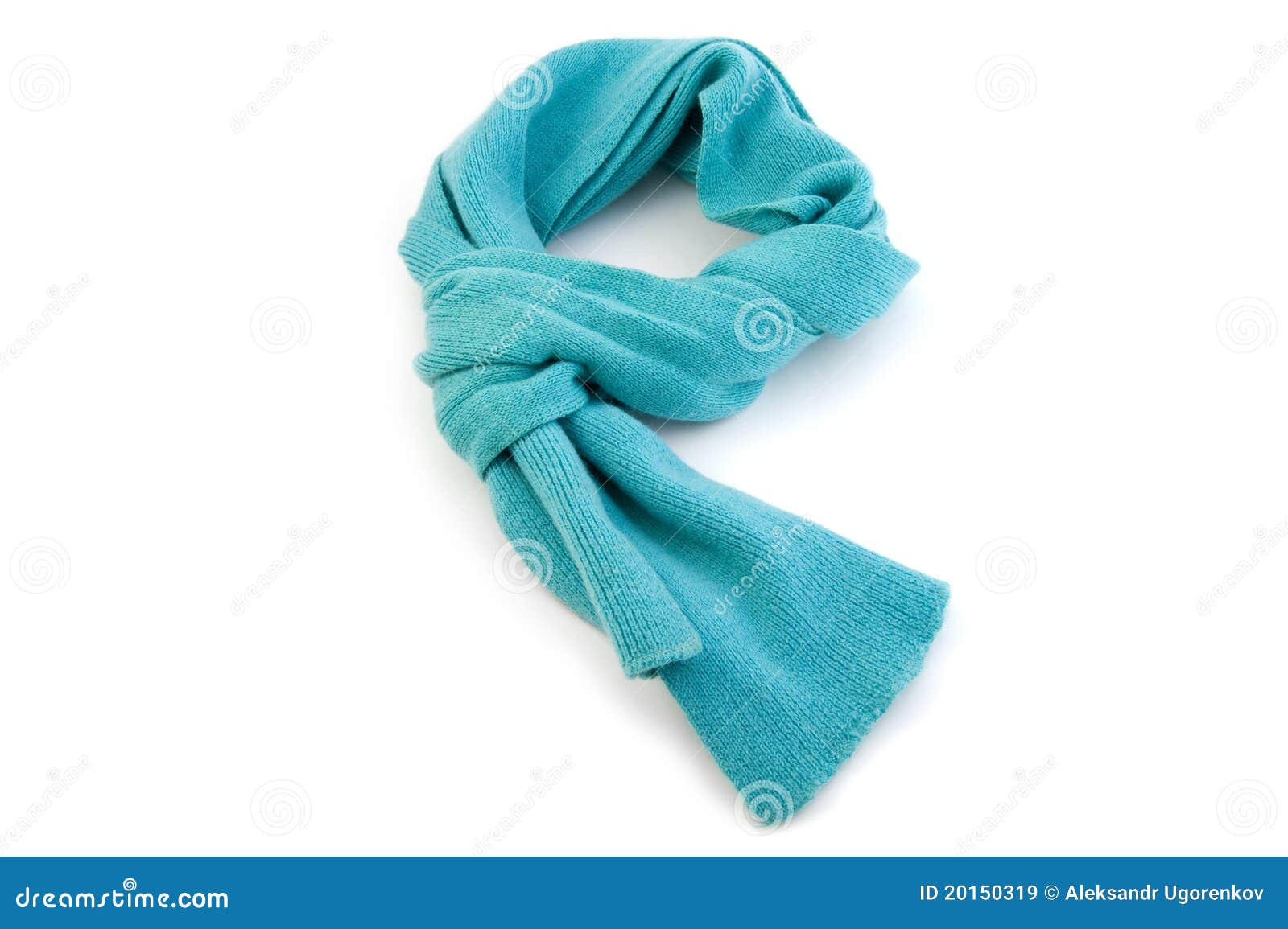 Scarf on White Background Close Up Stock Image - Image of material ...