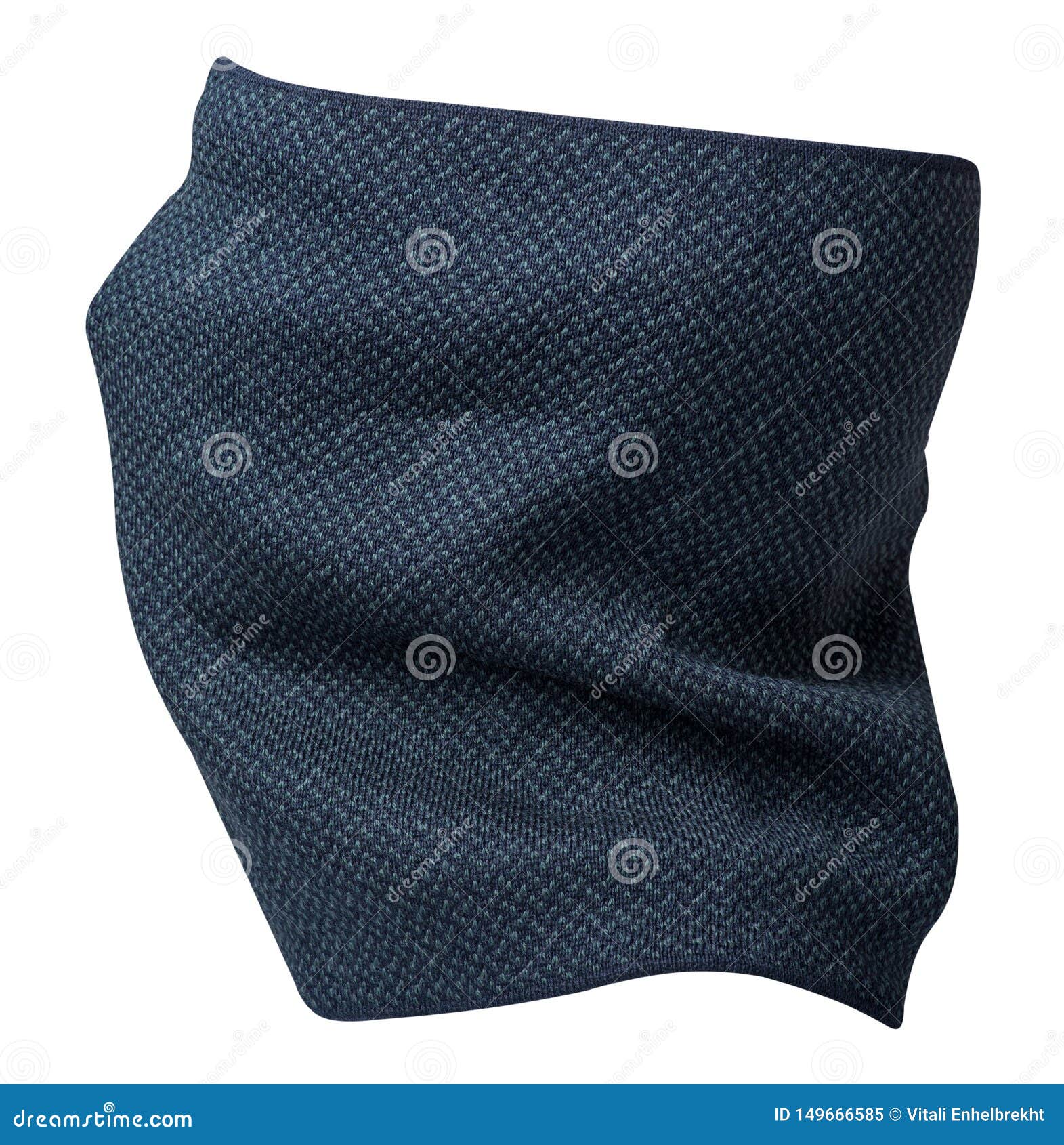 Scarf Wind Mask Isolated on White Background Stock Image - Image of ...