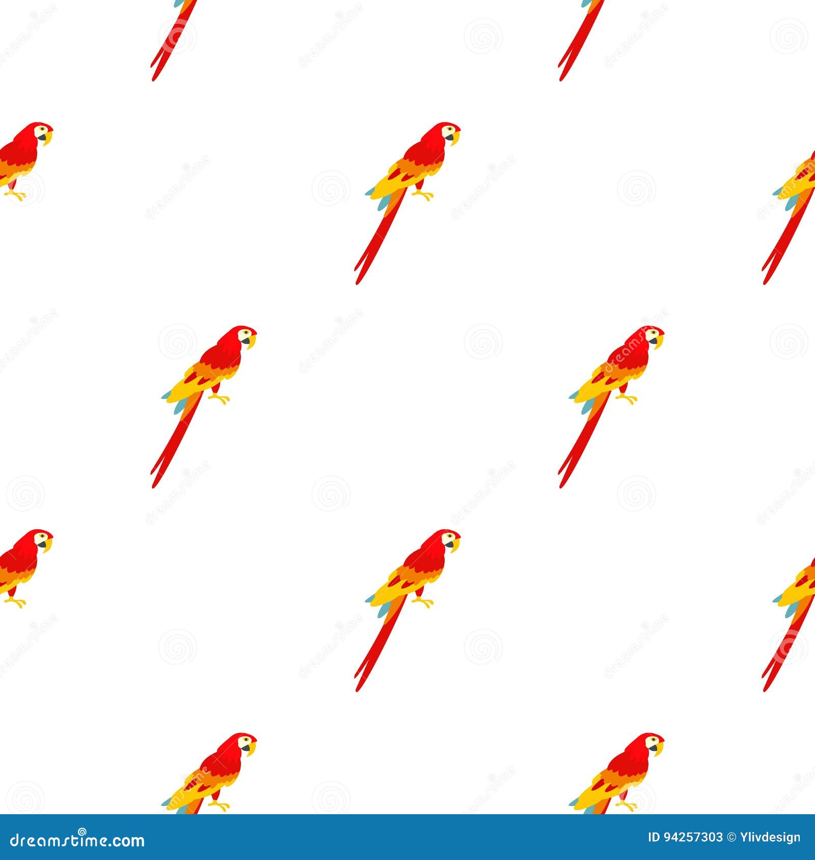 Scarlet Macaws Icon Circle Cartoon Vector | CartoonDealer.com #108600195