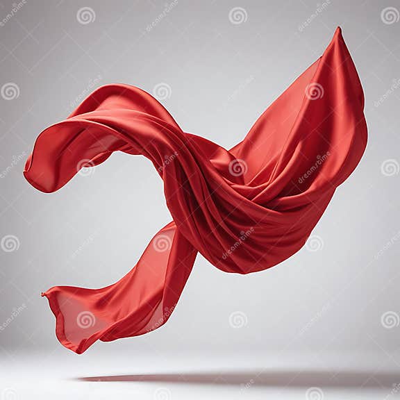 Scarlet Red Fabric Texture Background Stock Illustration - Illustration ...