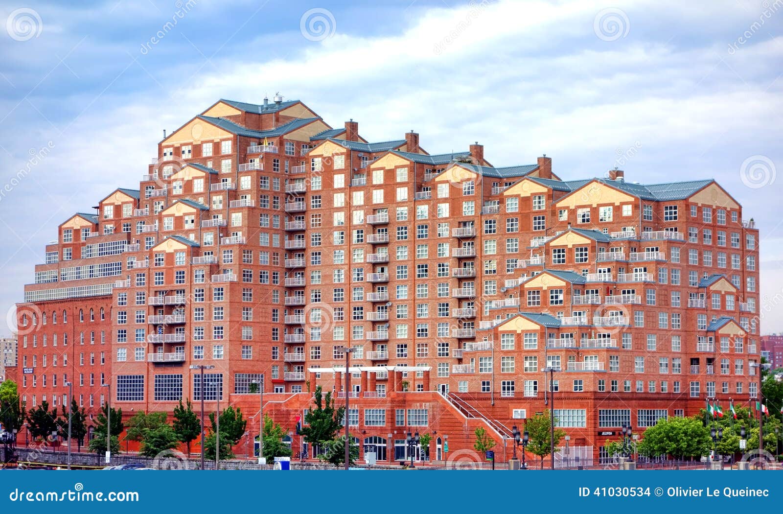 Scarlett Place Building in Baltimore-Hafen Ost Redaktionelles Stockbild ...
