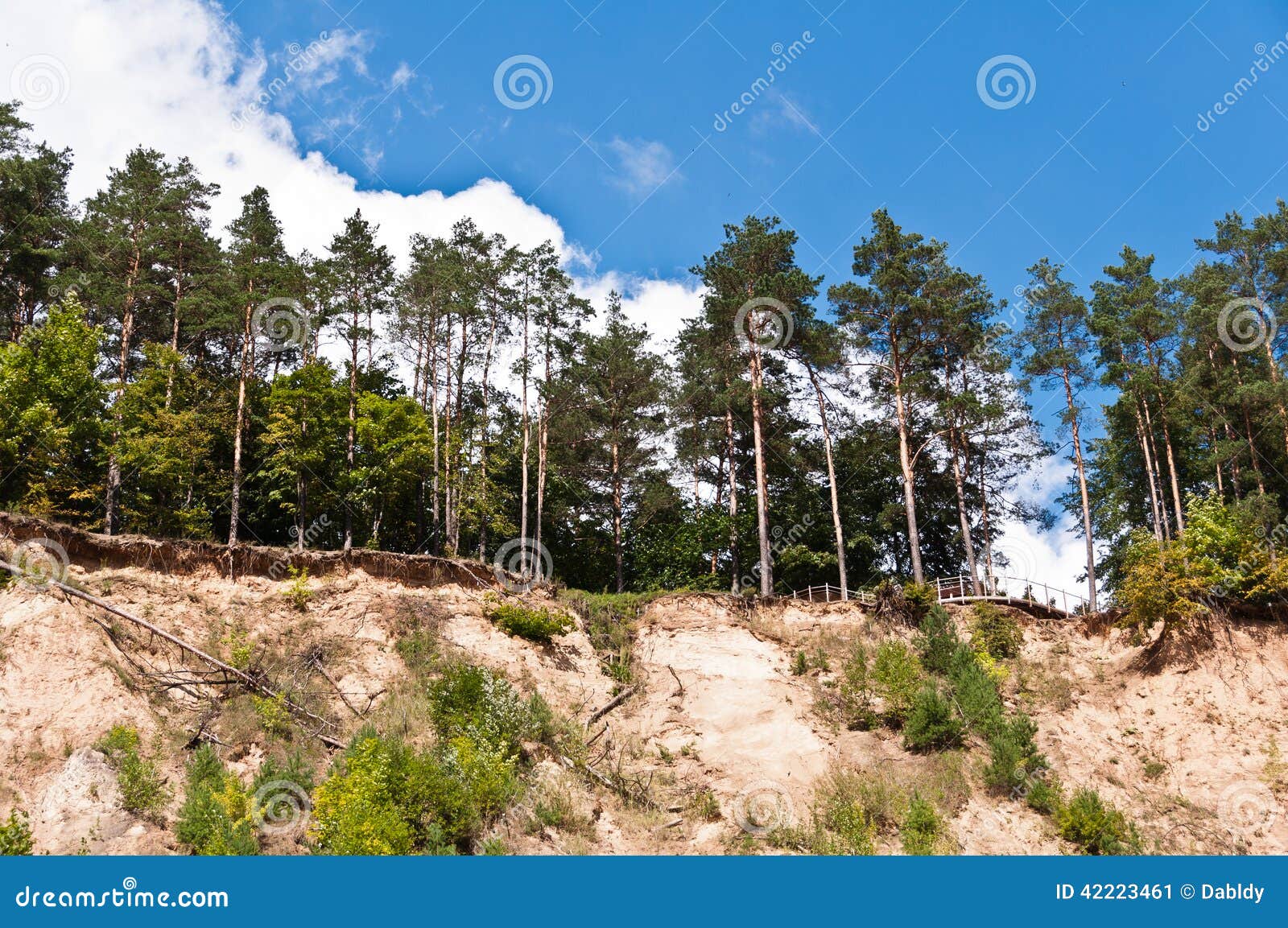 Scarp of Sand stock image. Image of breakline, valley - 42223461