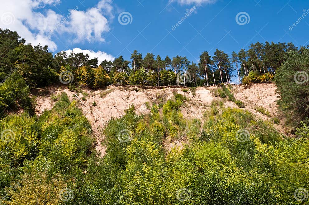 Scarp of Sand stock image. Image of chalk, scarp, mountain - 42223465