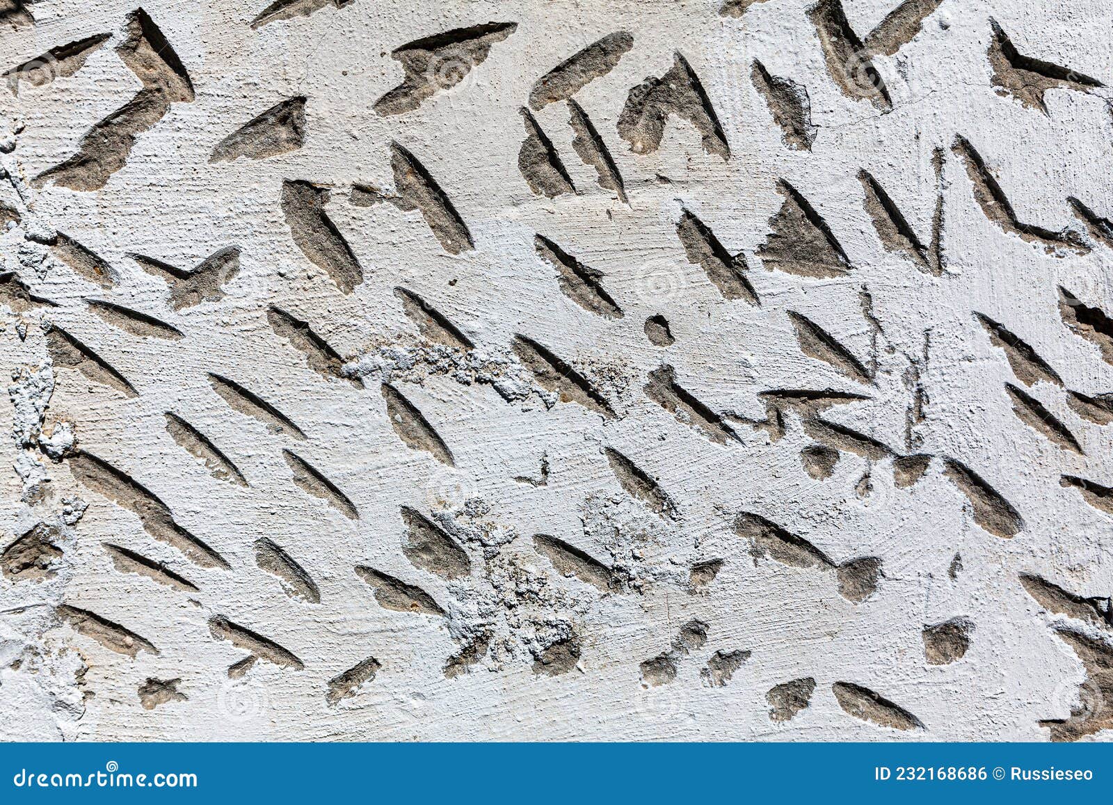 Scars on the wall stock photo. Image of construction - 232168686