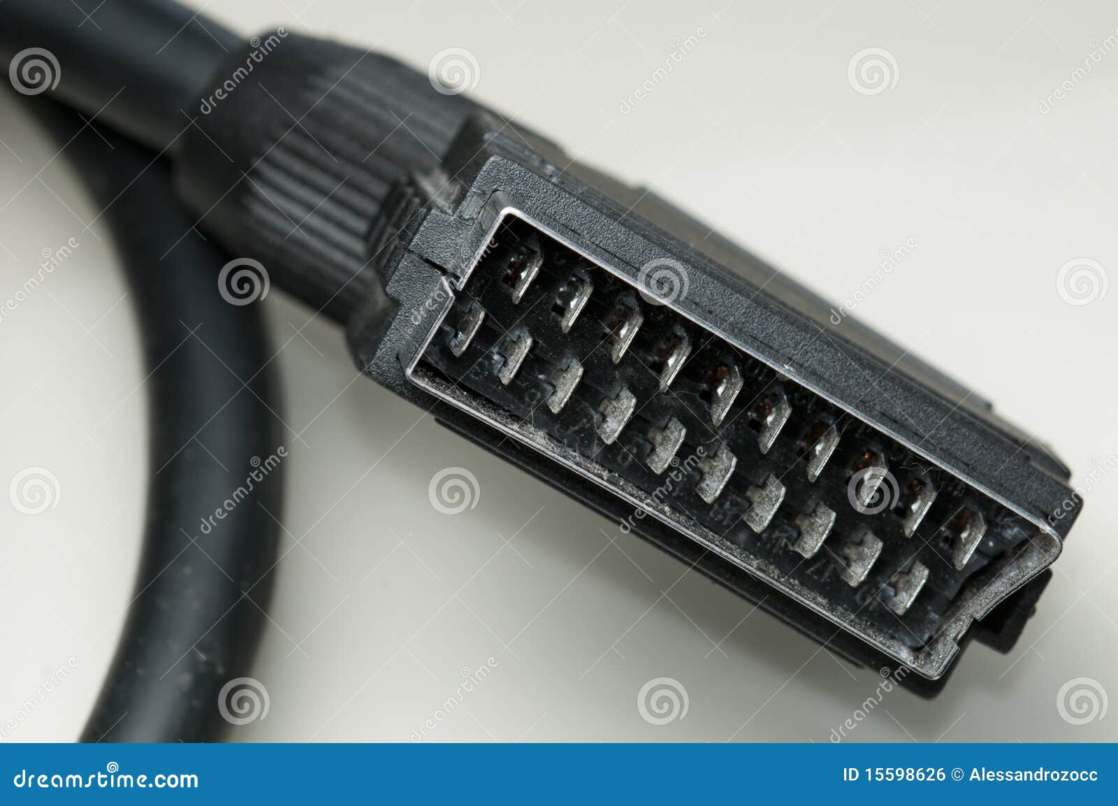 Scart plug stock photo. Image of input, communication - 15598626