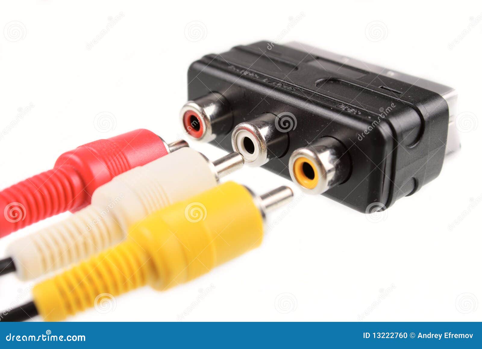 Two Silver TRS Connectors For The Analog Audio Signal Are Placed ...