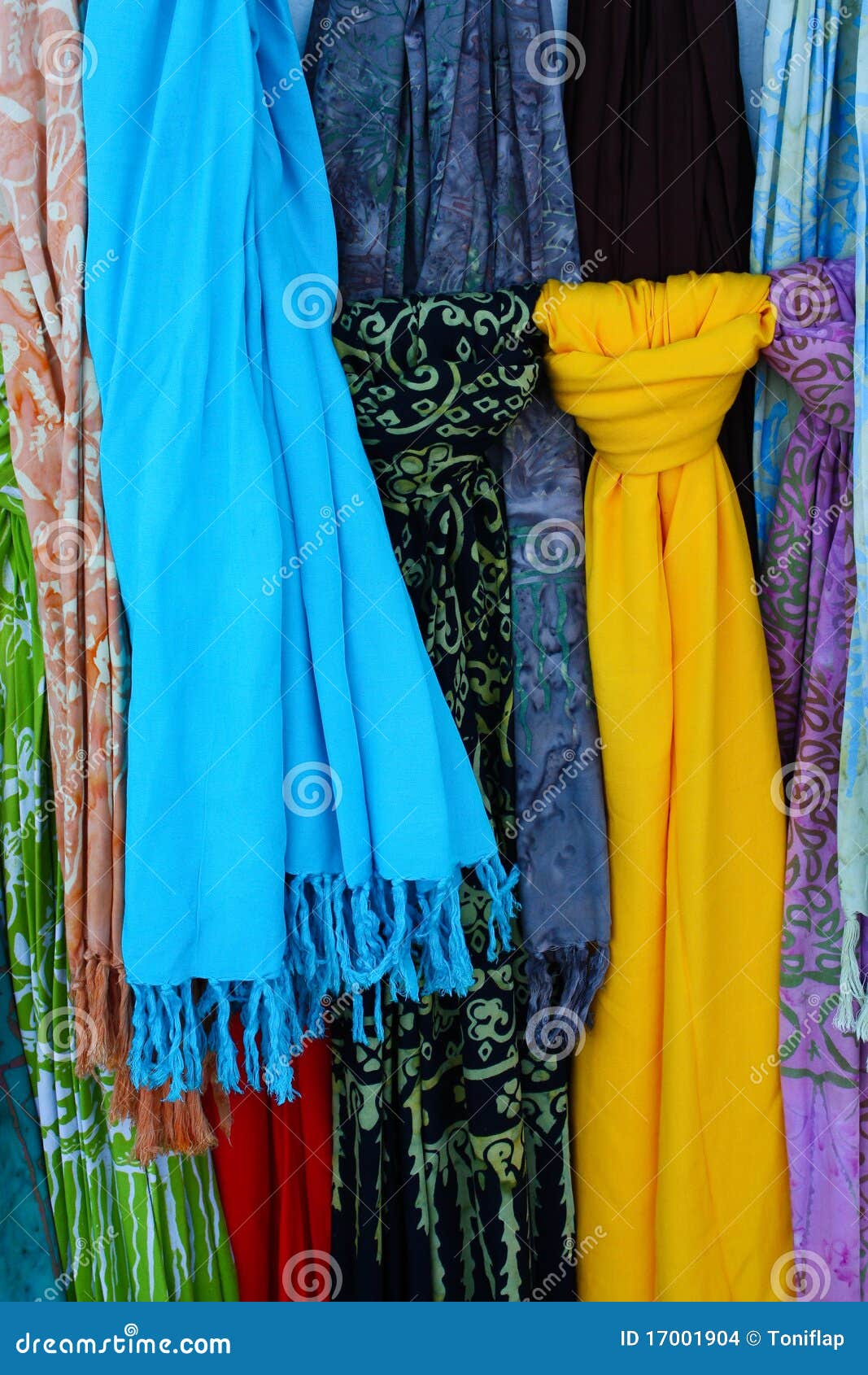 Scarves stock photo. Image of scarves, object, sell, horizontal - 17001904