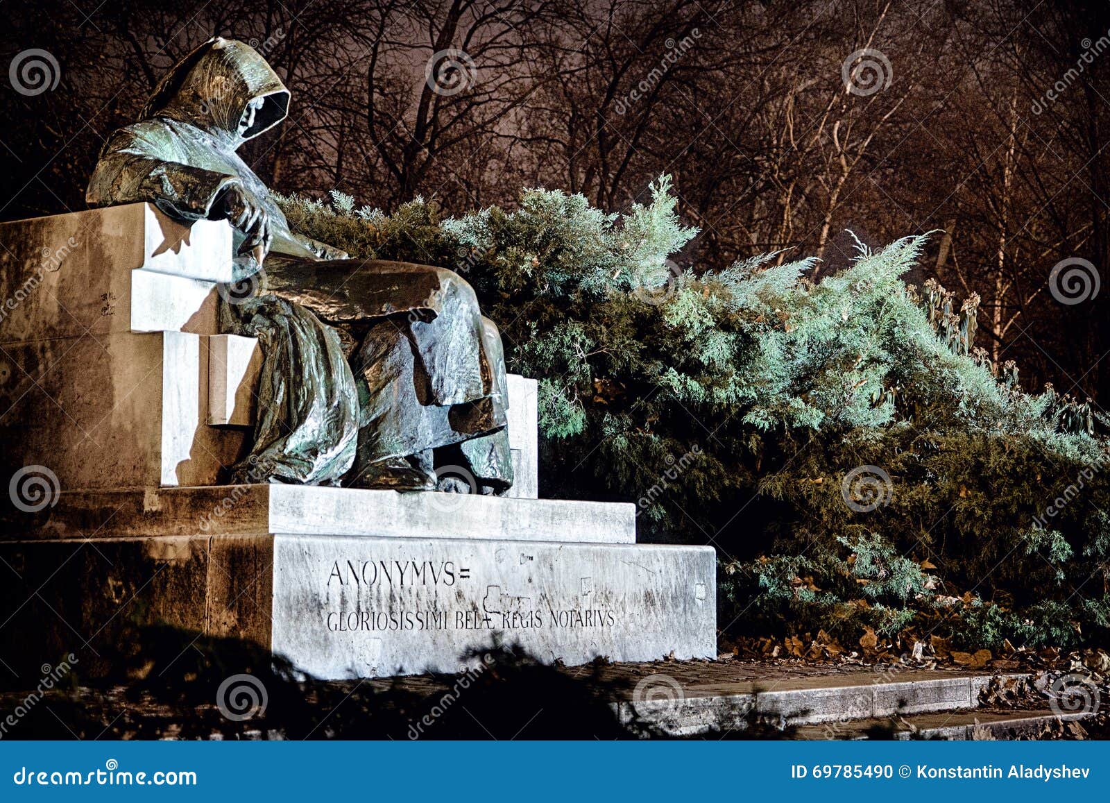 Scary Anonymous Sculpture in Budapest Stock Photo - Image of church ...