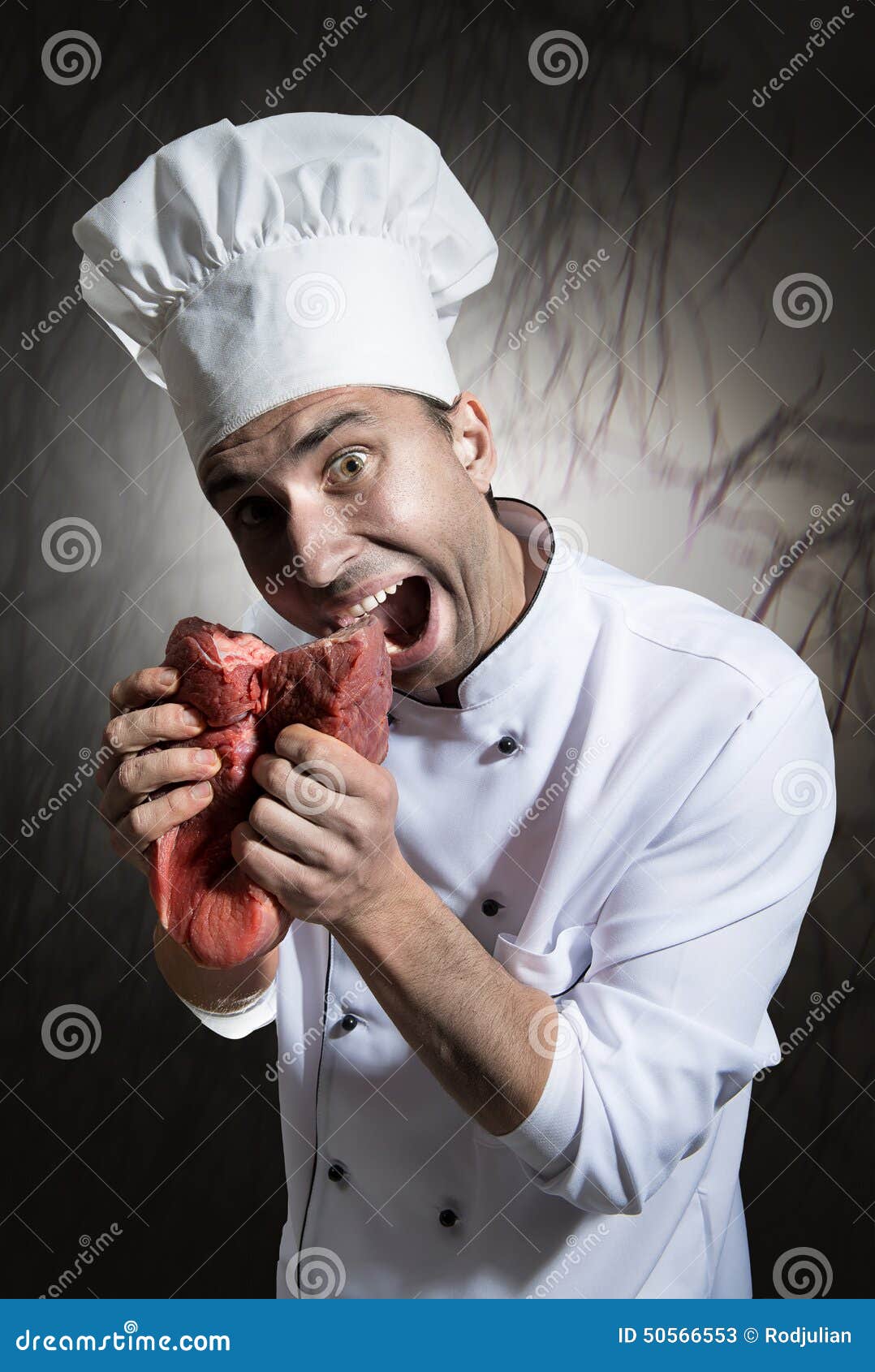 Scary chef stock image. Image of knacker, human, male - 50566553