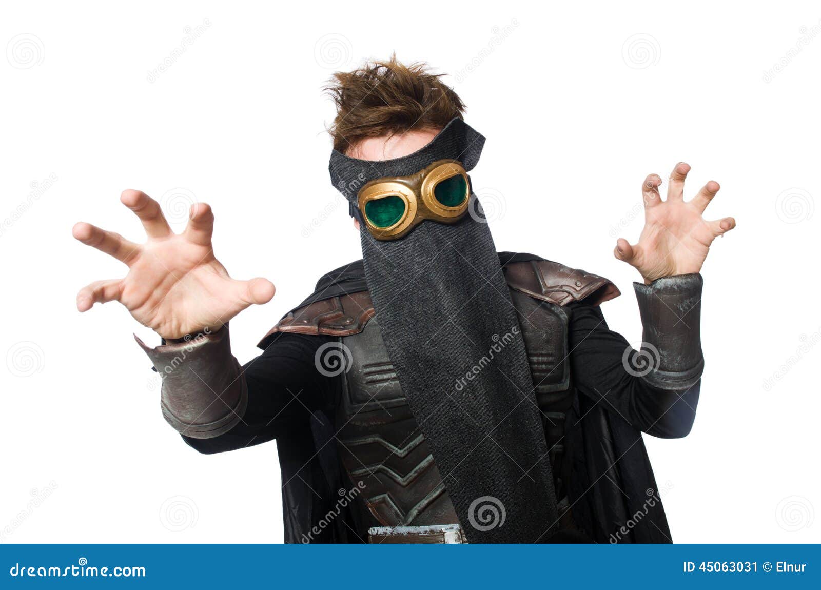 Scary Concept for Halloween with Pilot Stock Image - Image of combative ...